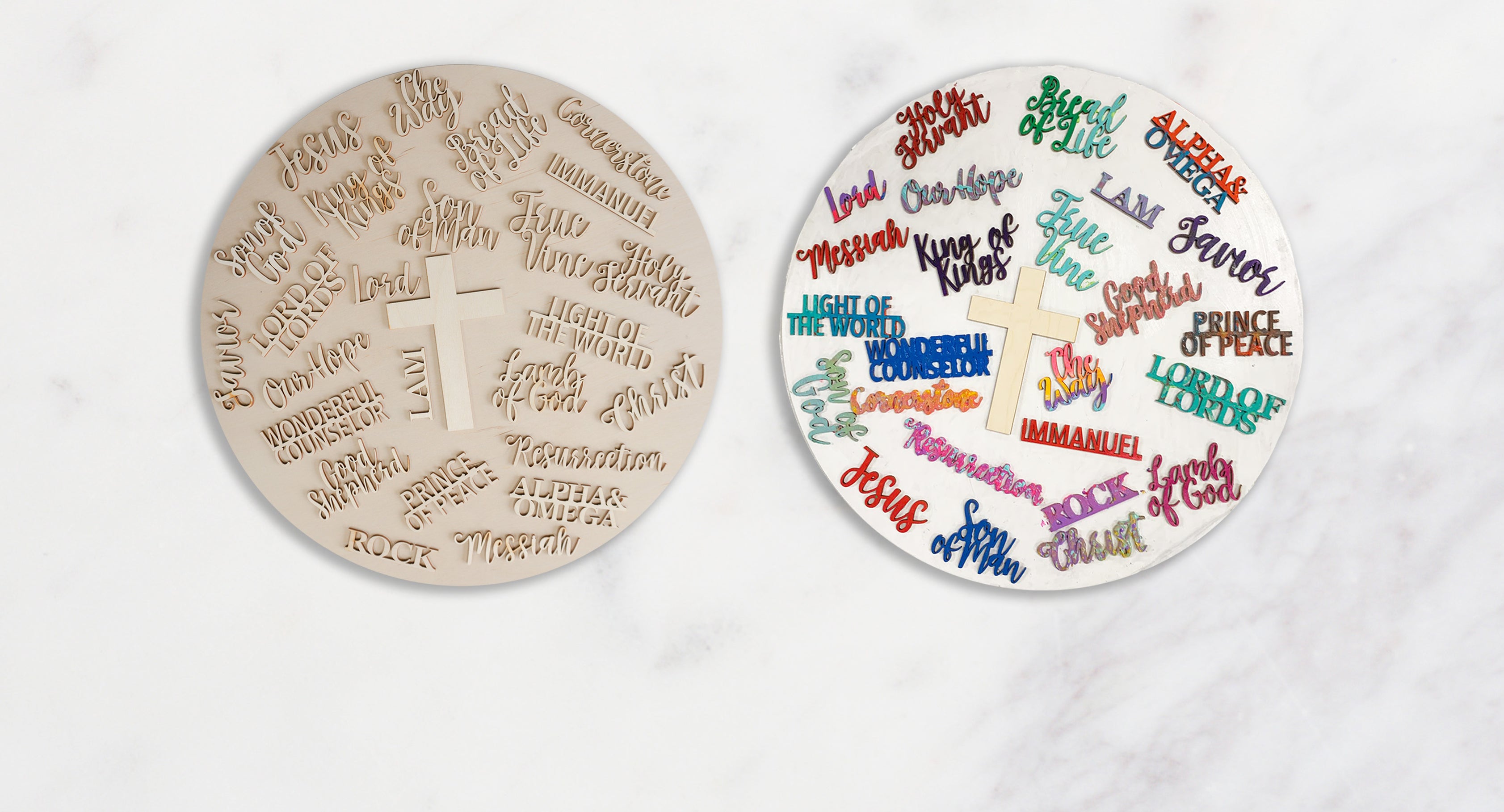 Craft Project Ideas for Kids - 25 Names of Jesus Wood Sign DIY Project ...