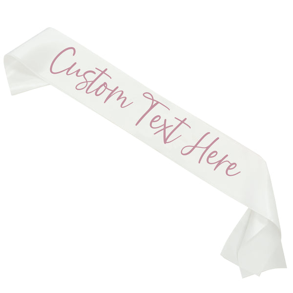 Create Your Own Custom Sash | SHIPS FAST | Simple & Sentimental