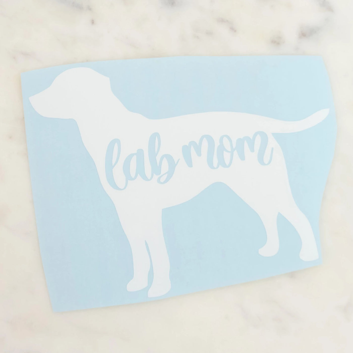 Lab Mom Dog Mom Vinyl Decal — Simple & Sentimental